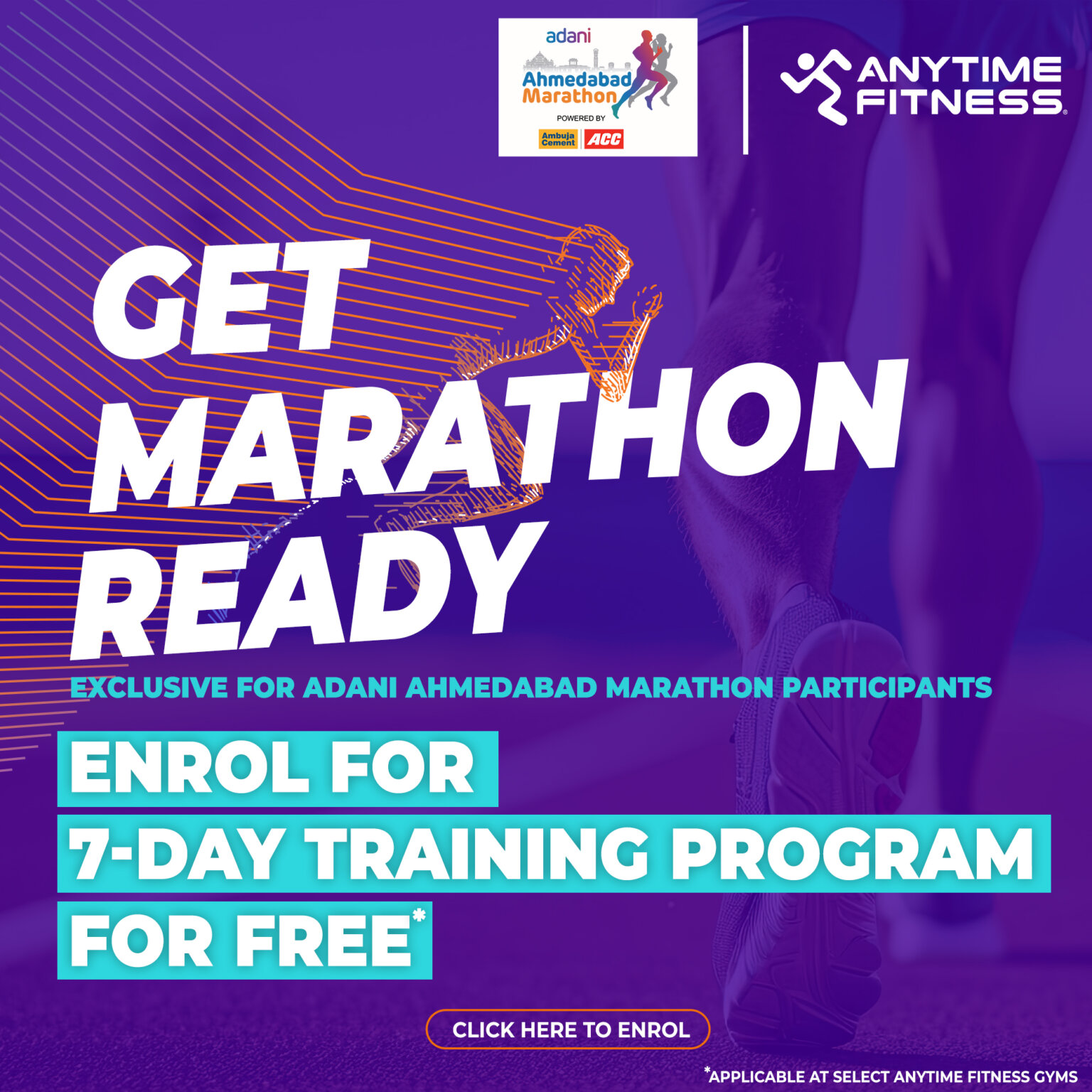 Get Marathon Ready with Anytime Fitness